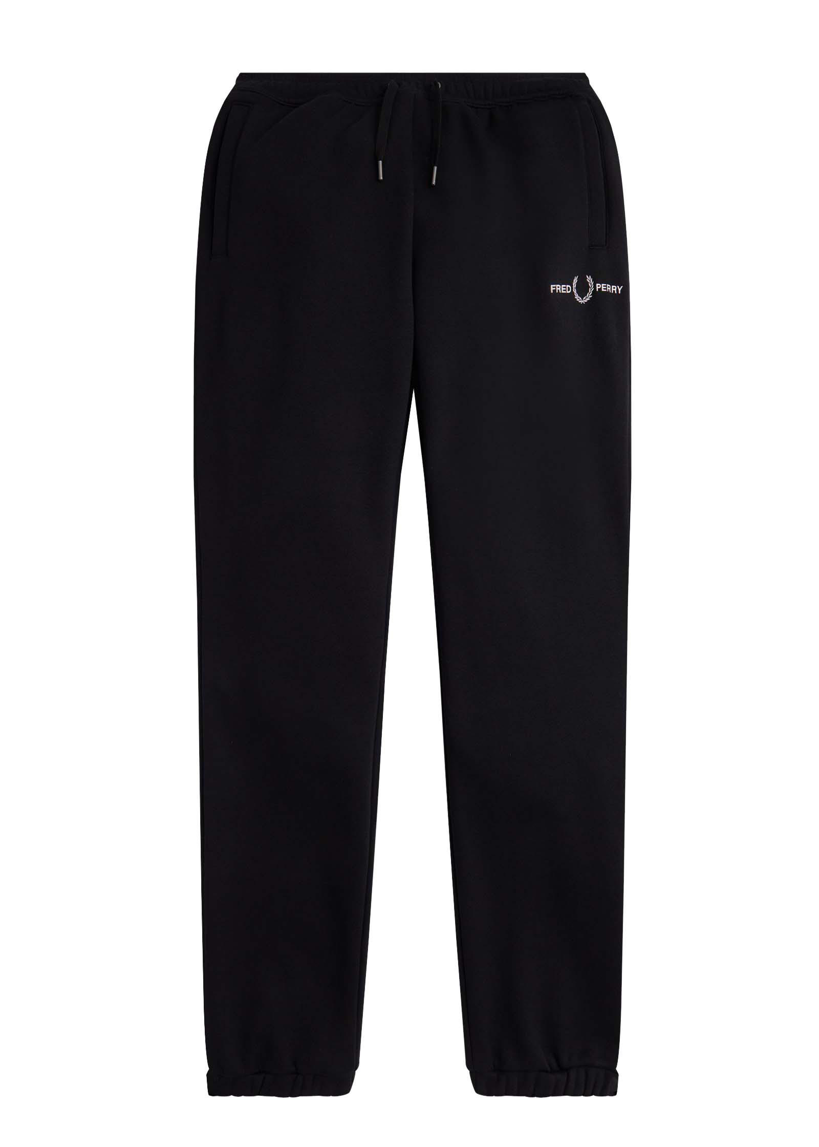 Calça Moletom Fred Perry Logo Bordado - Preto
